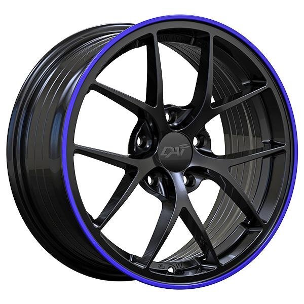 Set of 4 17in Black Alloy Wheel Rims for Suzuki SX4, DA69E3I 5x114.3 ...