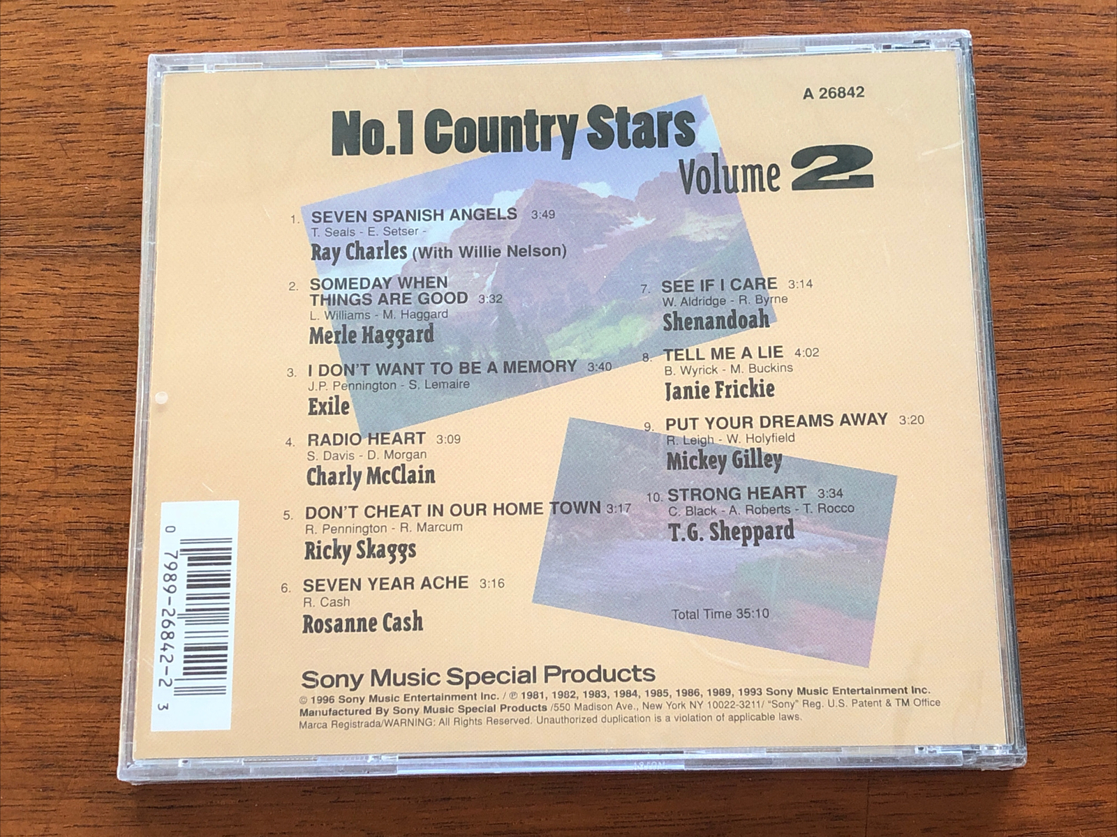 No. 1 Country Stars, Vol. 2 by Various Artists (CD, Jul-1996, Sony ...