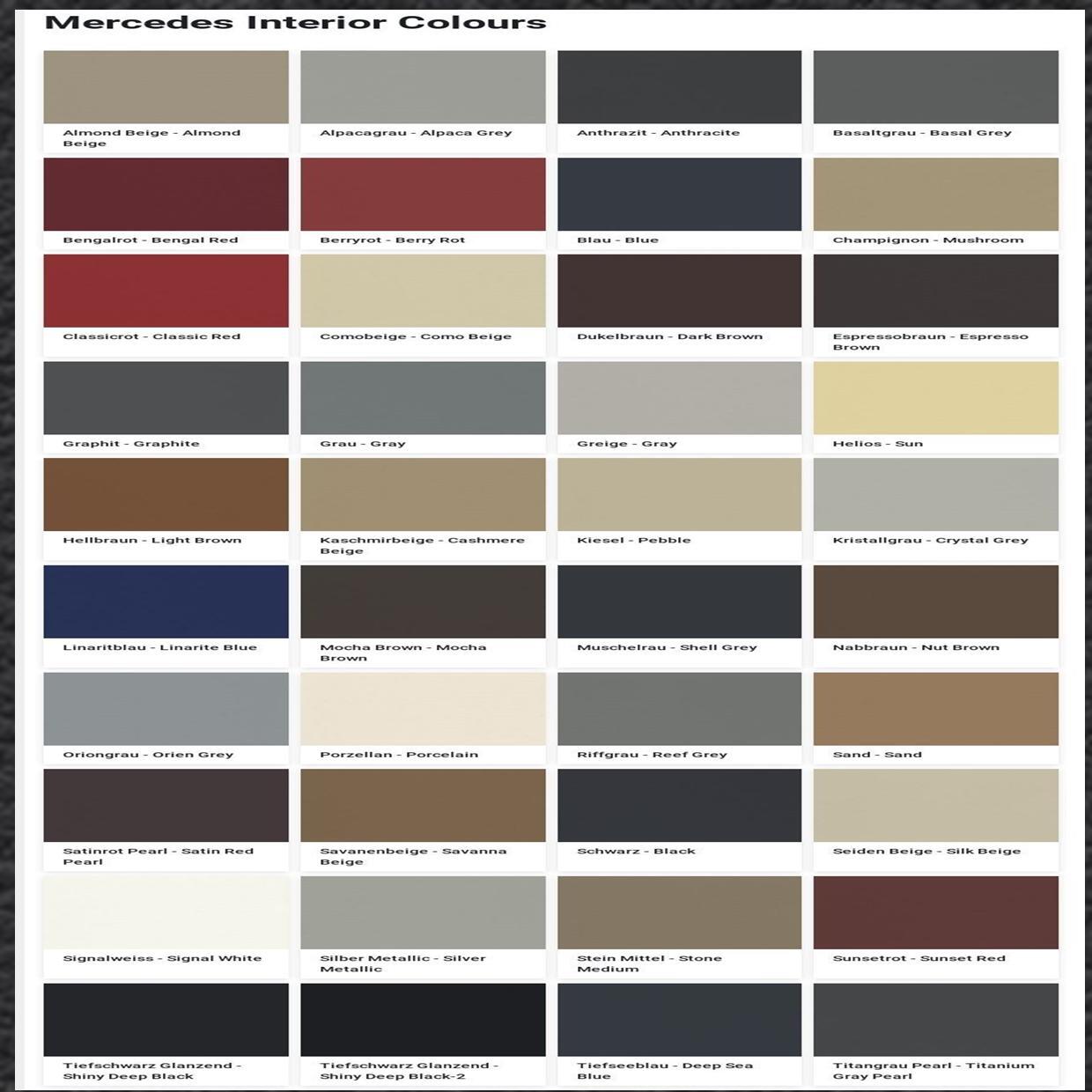 Mercedes Leather dye All In One Colourant Touch Up Repair Interior ...