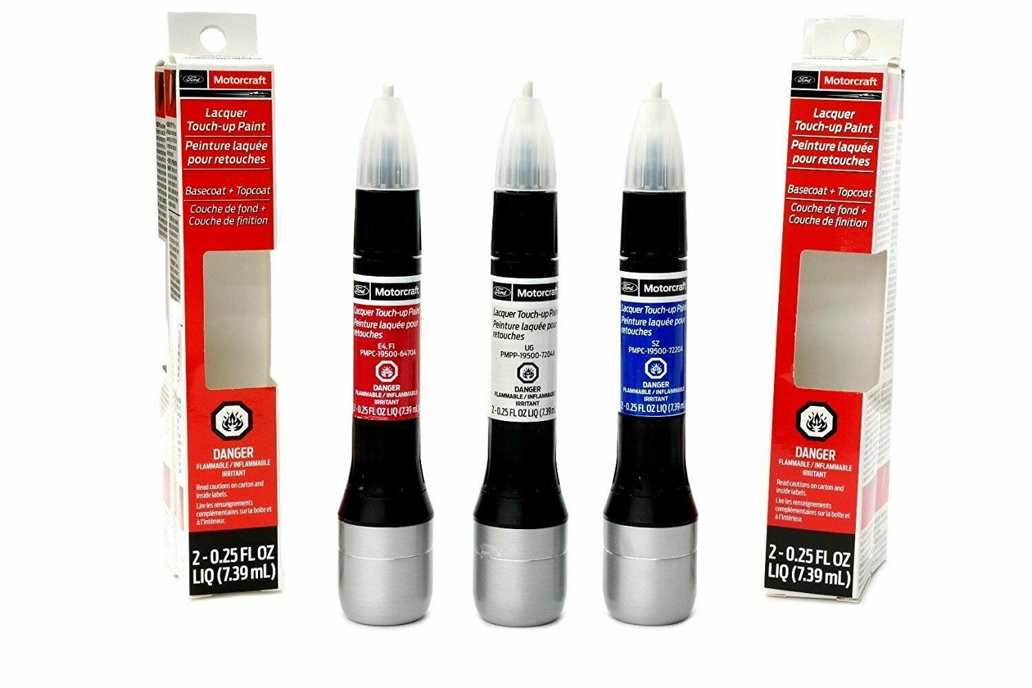 OEM Ford UG White Platinum Basecoat & Topcoat Touch Up Paint Pen ...