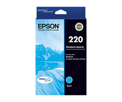 Epson 220 Cyan Ink Cartridge | eBay