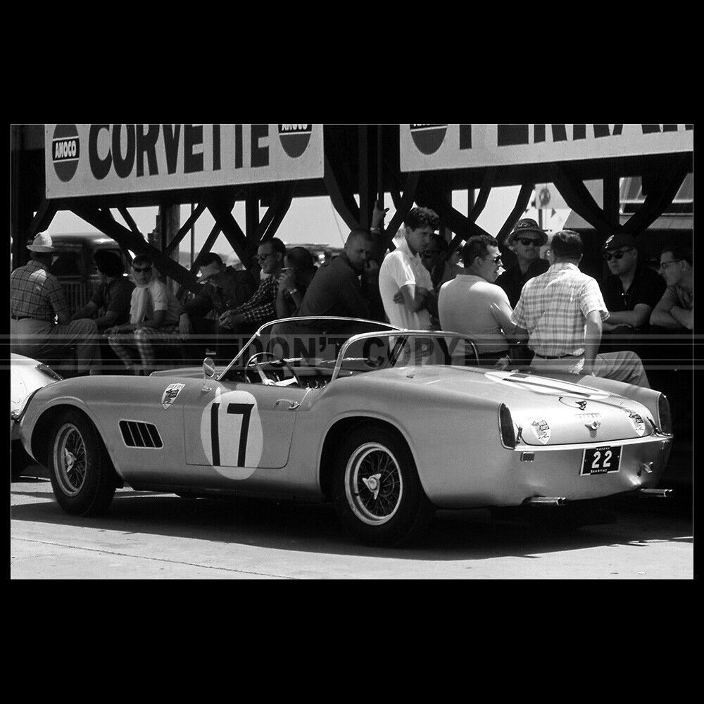 Photo A.012785 FERRARI 250 GT GEORGE REED ALAN CONNELL 12 H SEBRING ...