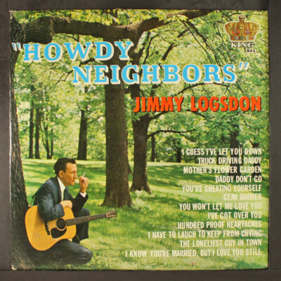 JIMMY LOGSDON: howdy neighbors KING 12" LP 33 RPM | eBay