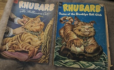Rhubarb The Millionaire Cat Comics | eBay