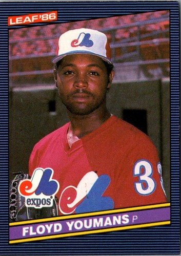 1986 Leaf Floyd Youmans #210 Montreal Expos Baseball Card | eBay