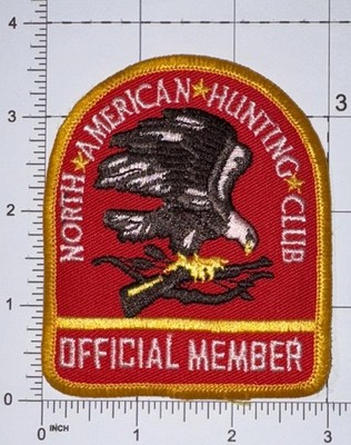 North American Hunting Club Official Member Patch Iron-On Used A209 | eBay