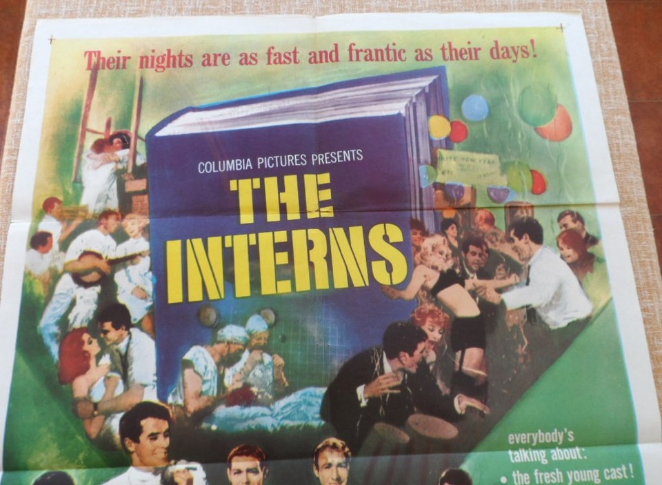 The Interns Movie Poster, Original, Folded, 1 Sheet, Michael Callan ...