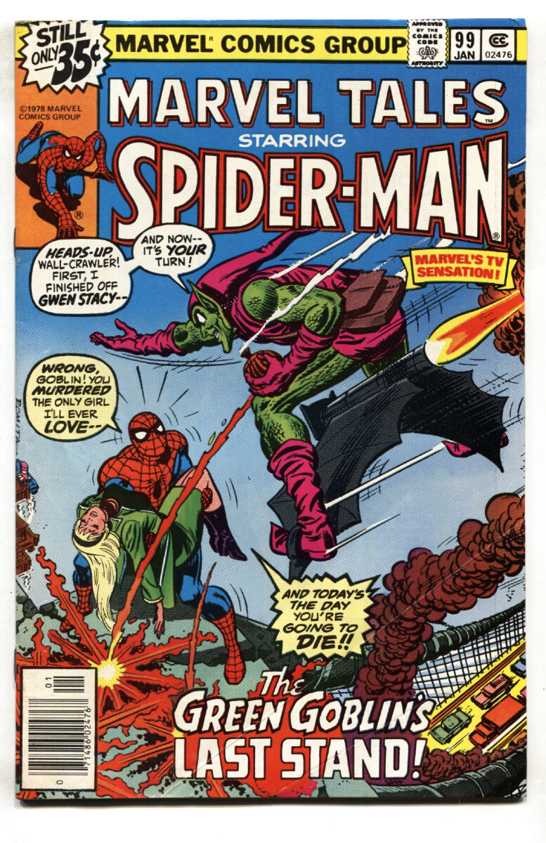 Spiderman Gwen Stacy Dood Stripverhaal