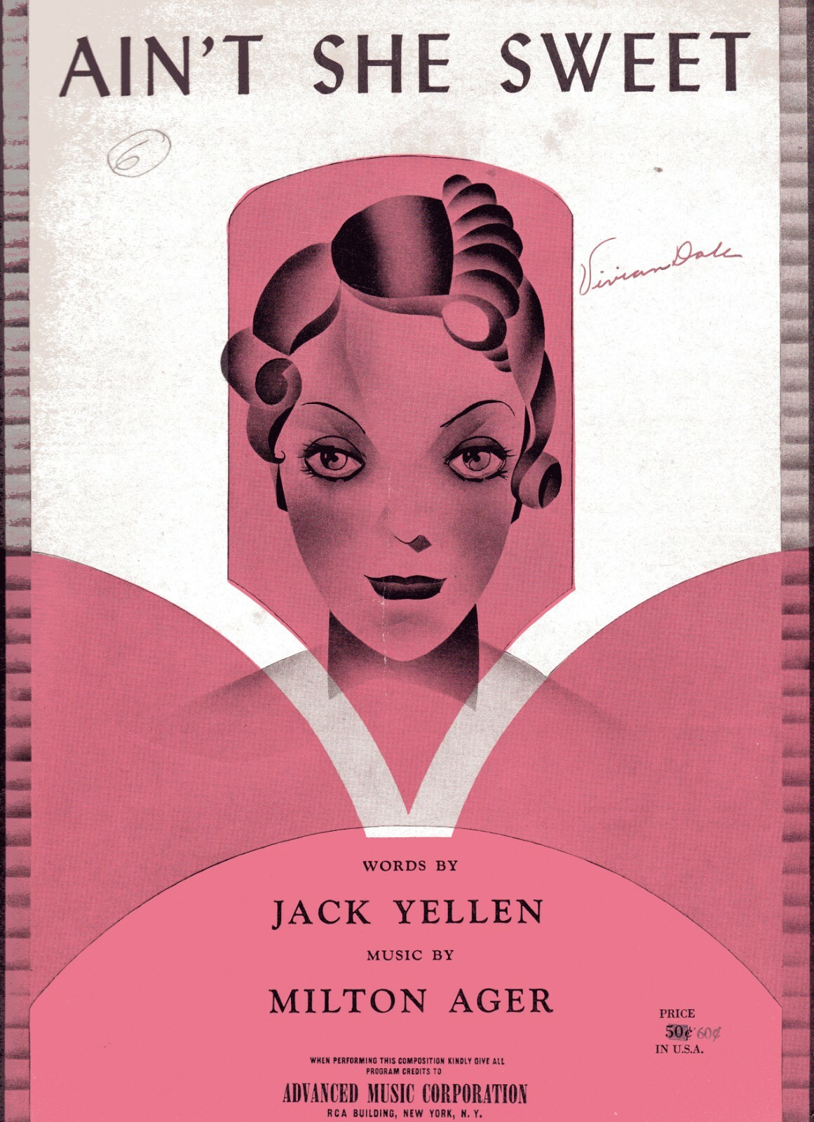 "AIN'T SHE SWEET" by Jack Yellen & Milton Ager - Circa 1949 | eBay