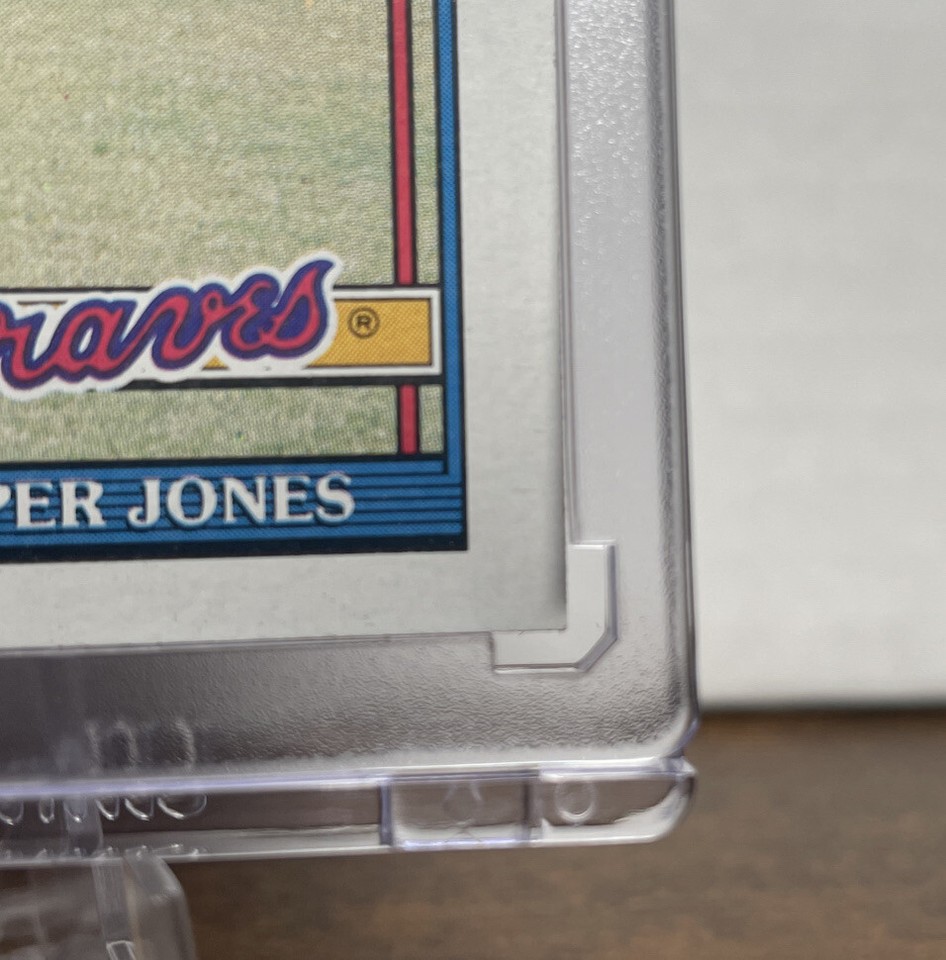 Topps 1991 Chipper Jones #1 Draft Pick Rookie Card Atlanta Braves #333 ...