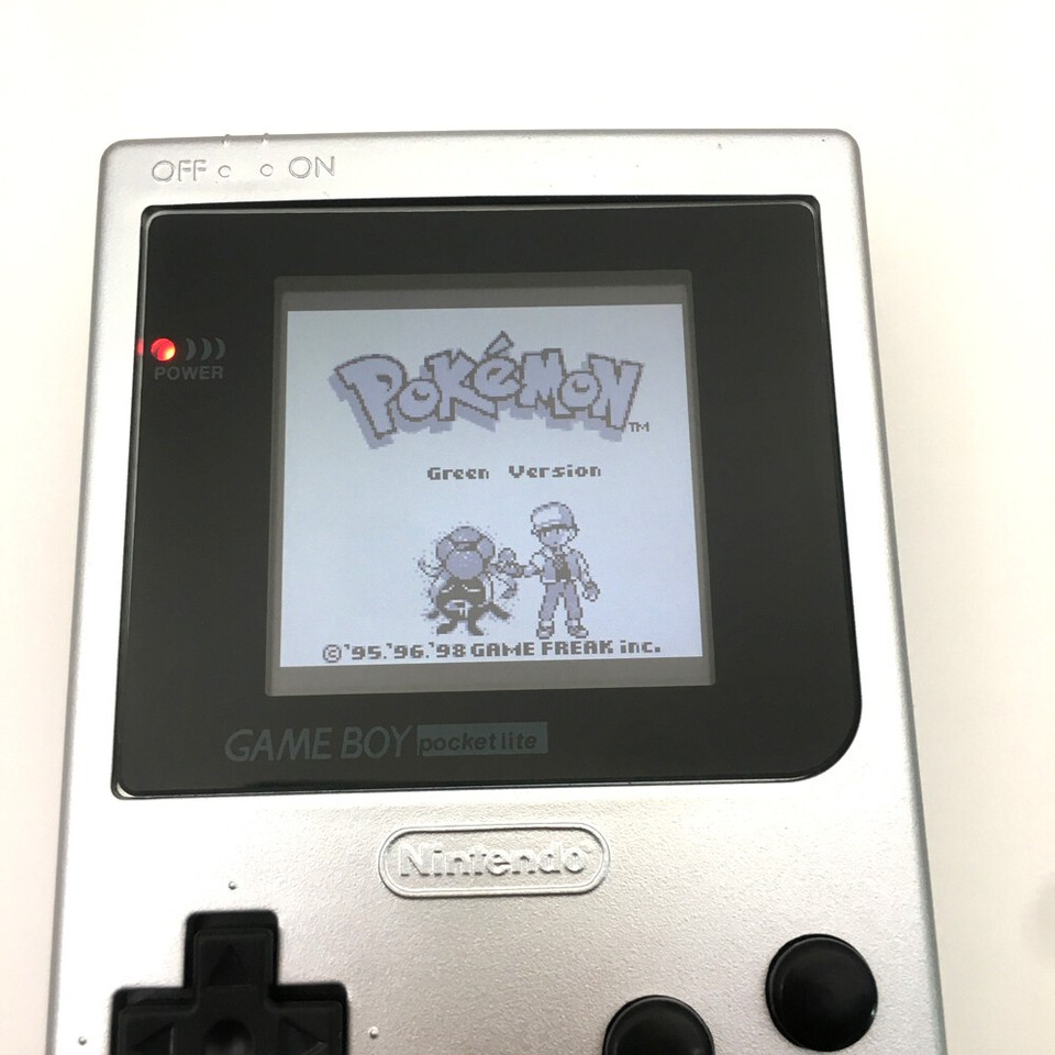 Silver 5 levels brightness Backlight LCD Screen Game Boy Pocket GBP ...
