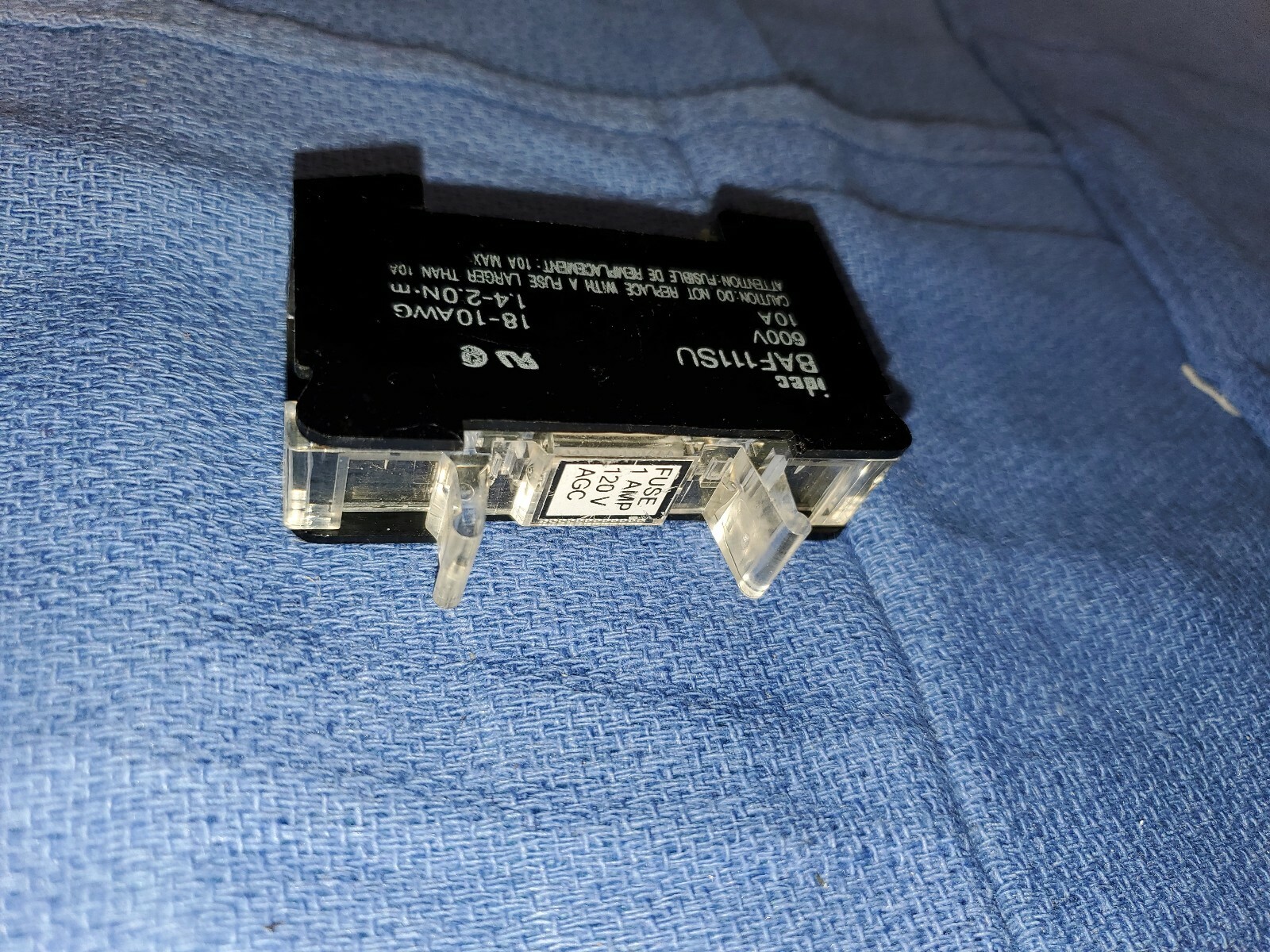 IDEC Fuse Holder BAF111SU 600 Volt 10a 10 a Amp for sale online | eBay