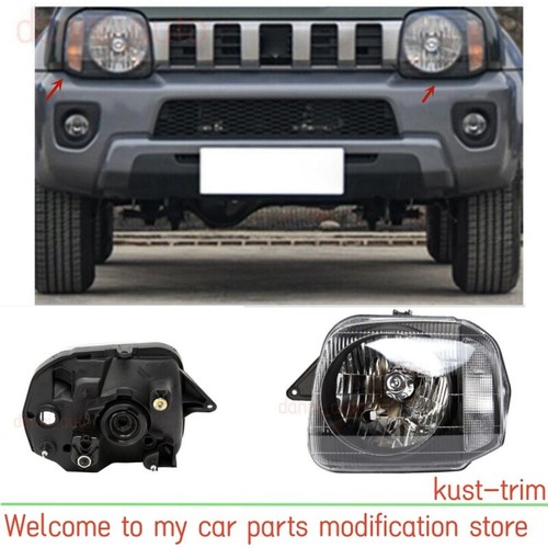 2pcs Front Headlight Fit For Suzuki Jimny FJ JB23 JB33 JB43 JB53 LHD ...