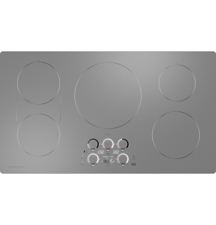GE Monogram ZHU36RSTSS 36" Smart Silver Induction Cooktop | eBay