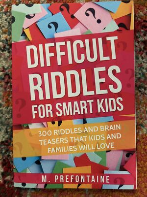 Difficult Riddles For Smart Kids: 300 Difficult Riddles And Brain ...