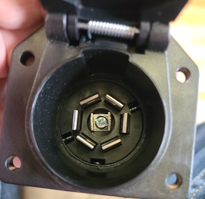 Hopkins 48485 7 Pole RV Blade Socket Vehicle End Connector | eBay