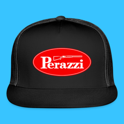 PERAZZI Ammunition Guns Firearms Logo Black Trucker Hat Cap Adult Size ...