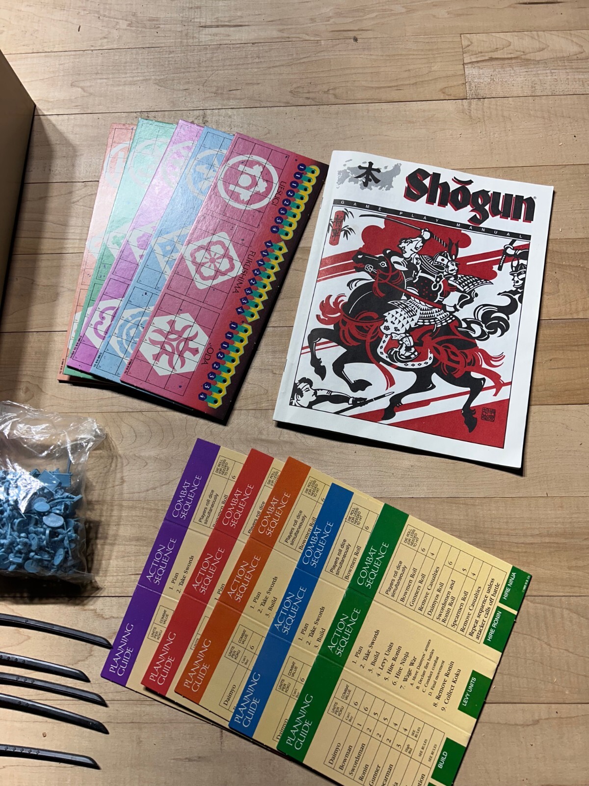 Vintage Shogun Board Game by Milton Bradley 1986, 99.5% Complete | eBay