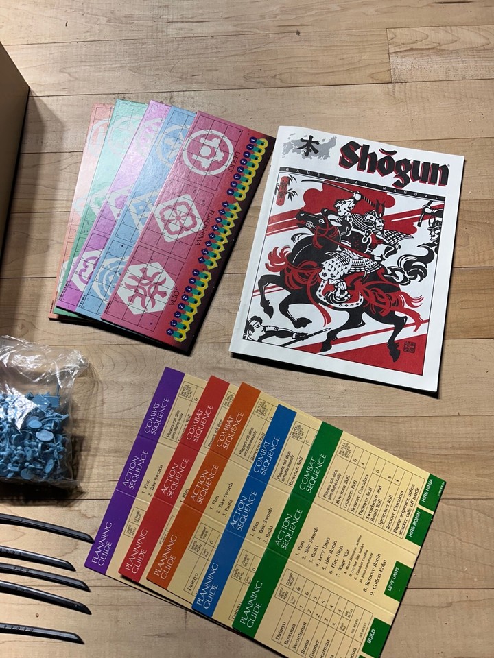 Vintage Shogun Board Game by Milton Bradley 1986, 99.5% Complete | eBay