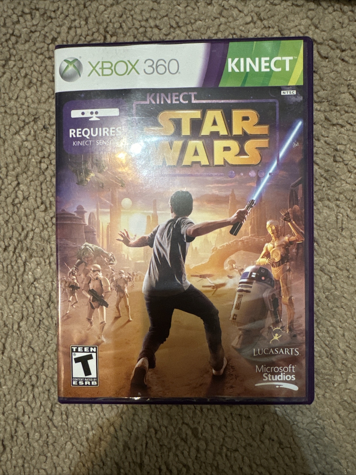 Kinect Star Wars Xbox 360 Game Only Tested Lucasarts Microsoft Star ...