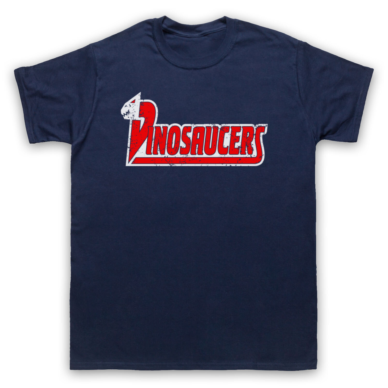 DINOSAUCERS LOGO 80'S CARTOON DINOSAUR ANIMATION TV MENS & WOMENS T ...