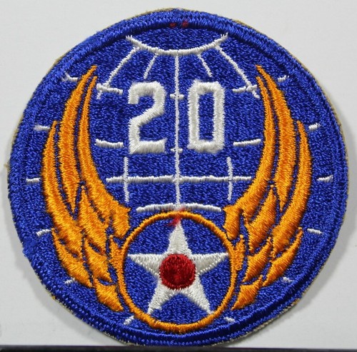 World War II WW 2 20th Air Force Army Air Force USAAF Insignia Badge ...