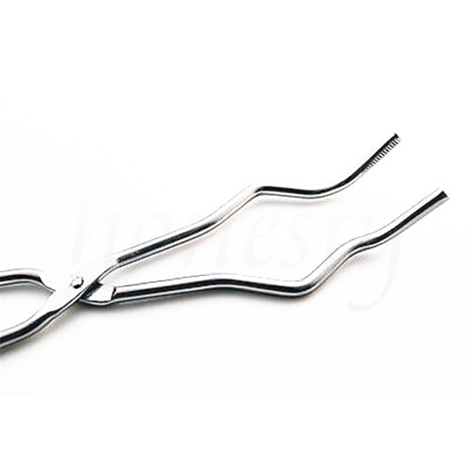 23cm Stainless Steel Crucible Tong Clamp Graphite Melting Furnace ...