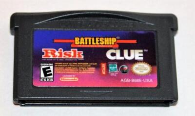 RISK/BATTLESHIP/CLUE NINTENDO GAMEBOY ADVANCE SP GBA | eBay