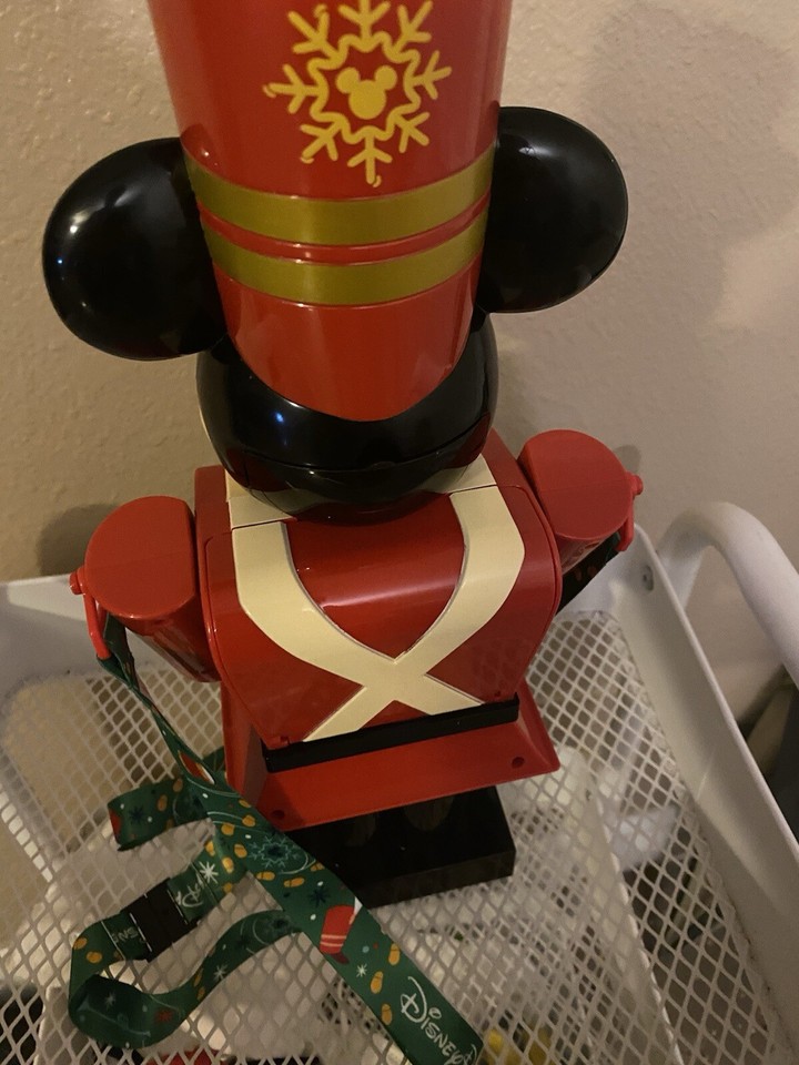 Disney Christmas Mickey Popcorn Bucket | eBay