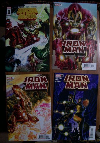 IRON MAN #1 ,2,3,4,18 (1:25) 21,21,22 Alex Ross /Tony Stark Iron Man #1 ...