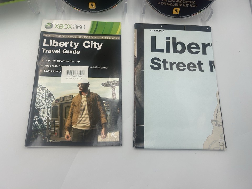 Grand Theft Auto 4 IV Complete Edition Xbox 360 With Map & Manual - PAL ...