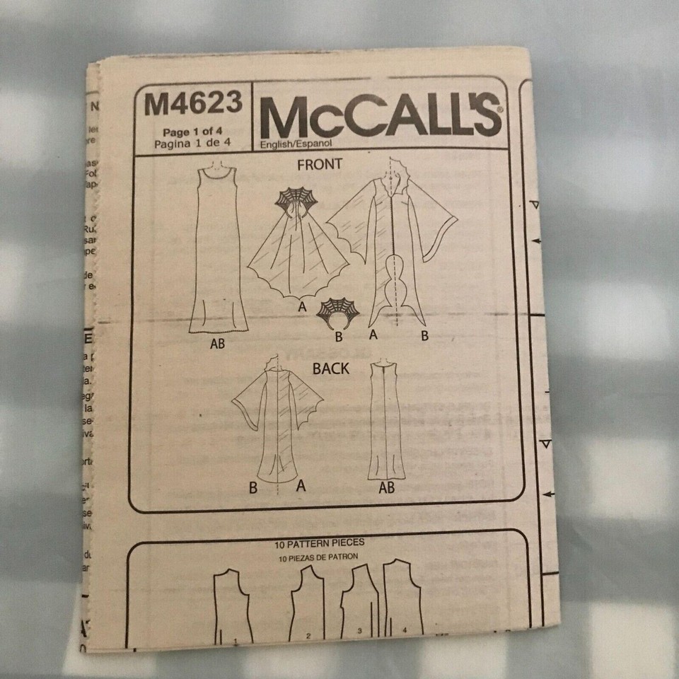 #M4623 McCalls adult cosplay costume sewing pattern S-XL | eBay