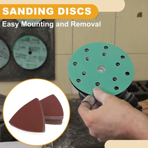 30 Pcs 1200 Grit Universal Sanding Discs -Hook Loop Sandpaper - Paper ...