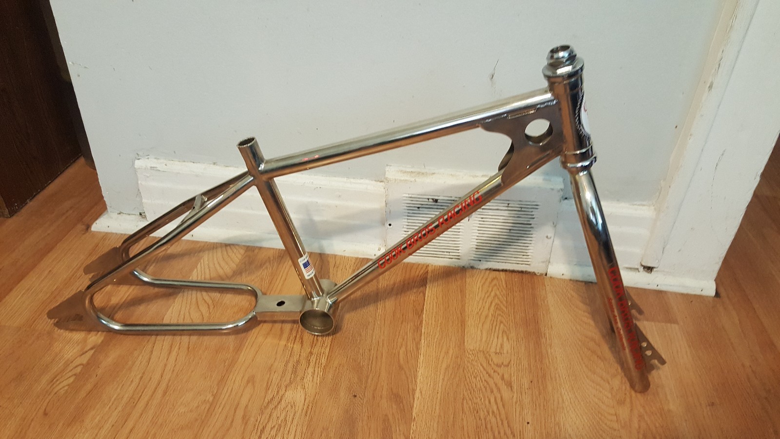 OLD SCHOOL BMX 1977 COOK BROS MINI PROTOTYPE FRAME FORKS HEADSET ...