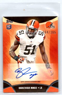 2013 Topps Mini #MA-BM Barkevious Mingo 264/265 Auto Mini Autographs | eBay