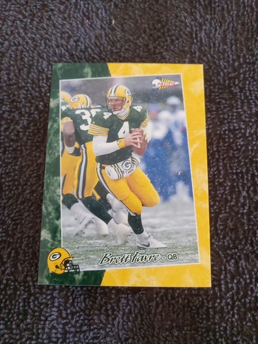 1993 Pacific Trading Cards Brett Favre Green Bay Packers Football Card ...