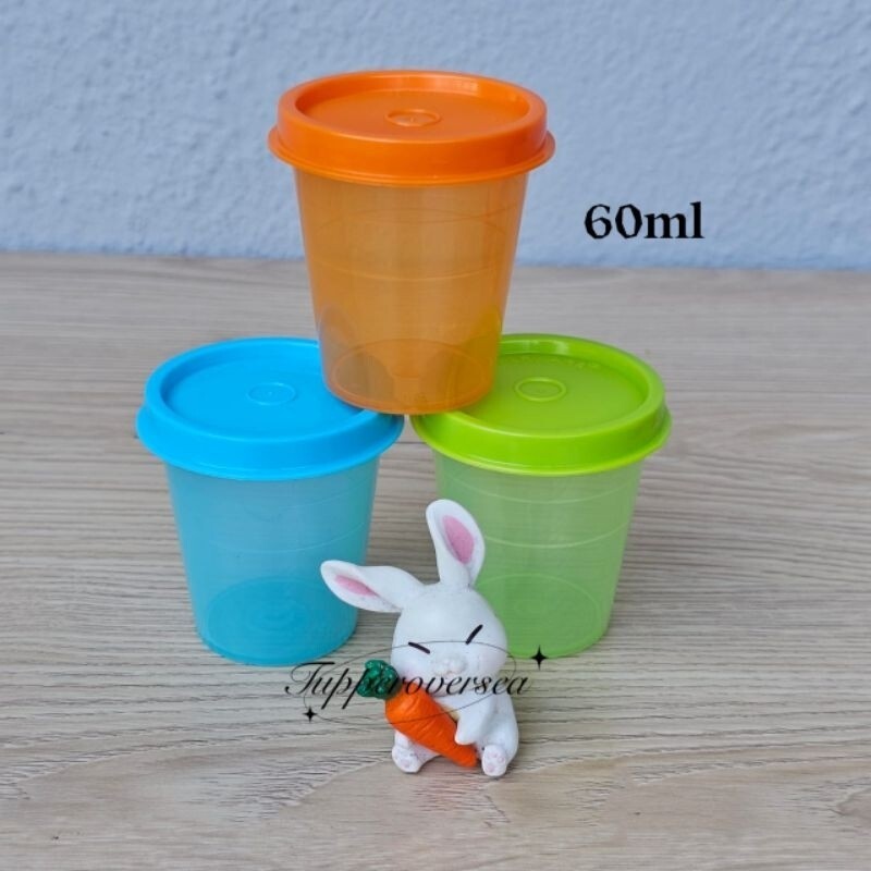 9 Tupperware Tupper Mini Midget Container 2oz Set with Seal New ...