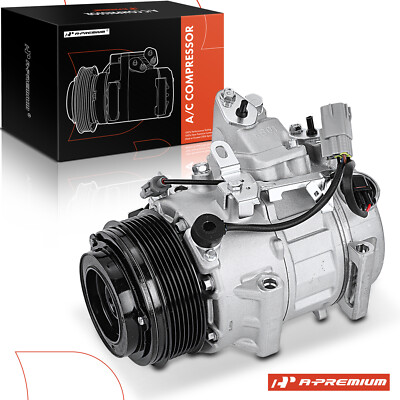 A-Premium A/C Compressor with Clutch for Toyota Highlander 2008-2010 V6 ...
