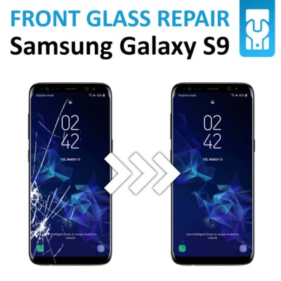 Samsung Galaxy S9 Screen Front Glass Replacement FAST REPAIR SERVICE ...
