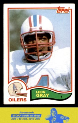 1982 Topps Leon Gray #99 Houston Oilers | eBay