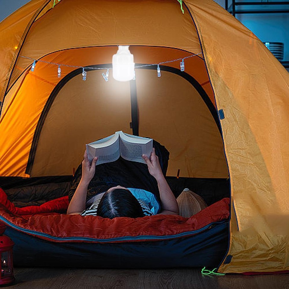 Rechargeable LED Outdoor Camping Tent Lights Lantern Hiking Ultra ...