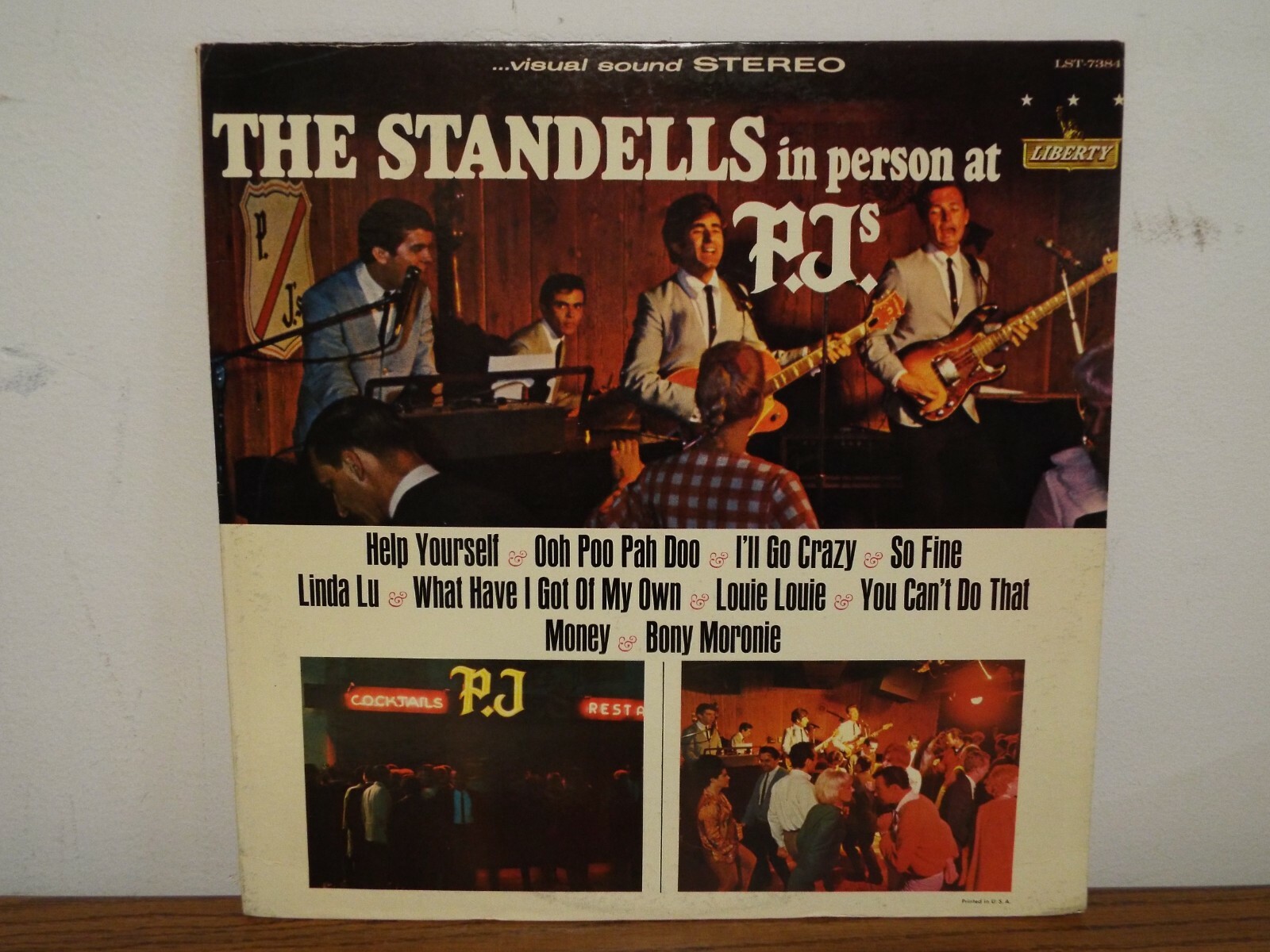THE STANDELLS IN PERSON AT P.J.'S 1964 LP VINYL ALBUM | eBay