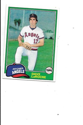 Dave La Roche 1981 Topps Baseball Card #529 California Angels | eBay