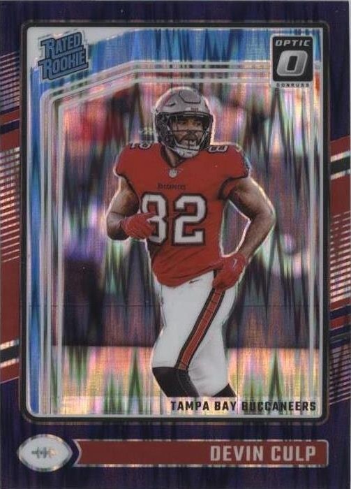 2024 Panini Donruss Optic - Rated Rookie Devin Culp #226 Purple Shock ...