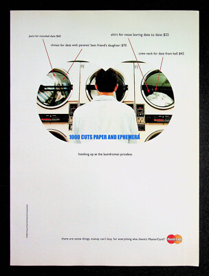 MasterCard Credit Card 2003 Laundromat Trade Print Magazine Ad Poster ...