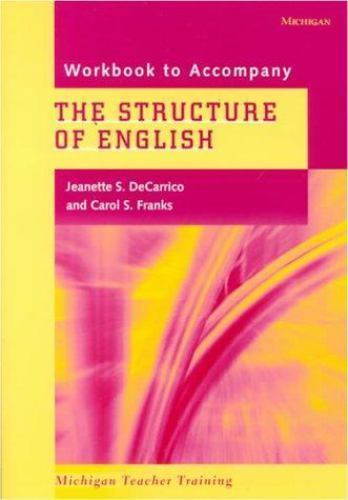 Workbook to Accompany the Structure of English 9780472086313 | eBay