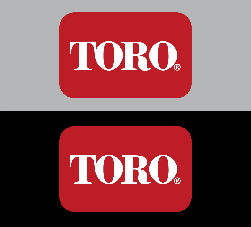 TORO Logo Vinyl Decal/Sticker 2-Pack - Zero Turn & Walk Behind Mowers ...