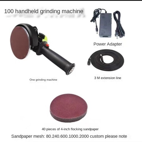 DC 24V Electric Grinder 200W Small Hand-held Sandpaper Dry Grinder High ...
