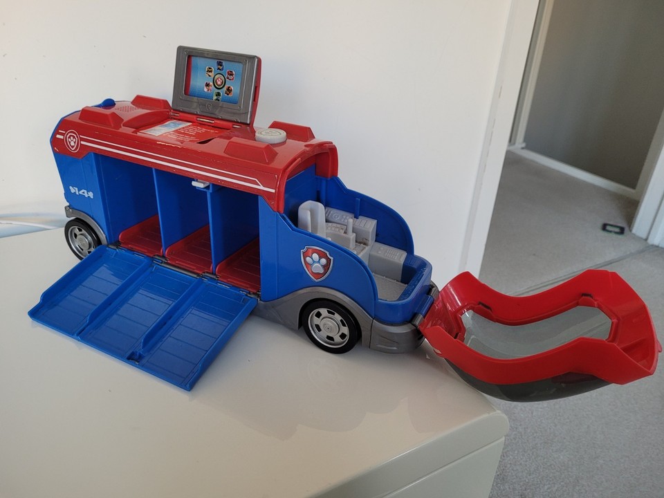 Spin Master Kids Children PAW Patrol Red Blue Mission Cruiser Vehicle ...