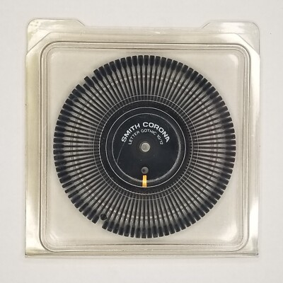 Typewriters & Word Processors - Typewriter Daisy Wheel Font
